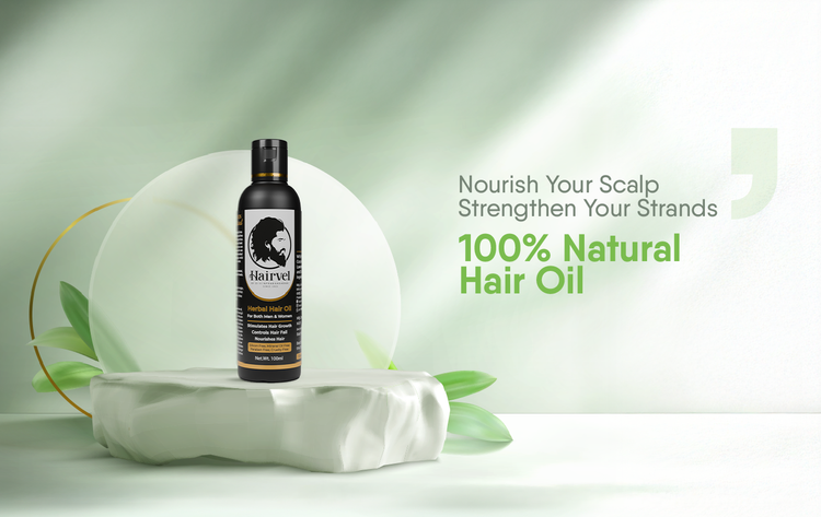 Hairvel | HAIRVEL Herbal Hair Oil | 100% Natural Herbal Hair Oil
